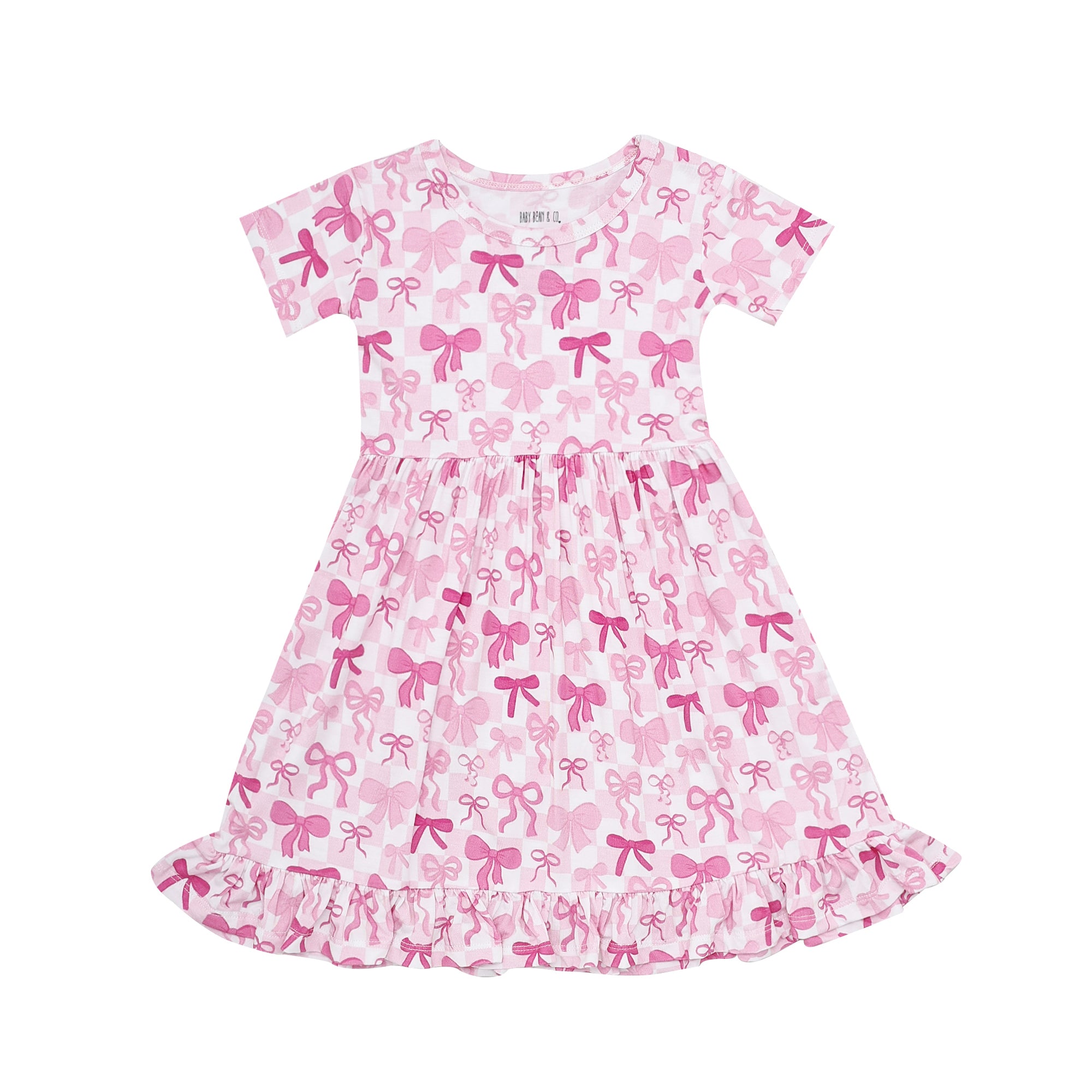 Bowtiful Bows Ruffled Dress – Baby Bean & Co.